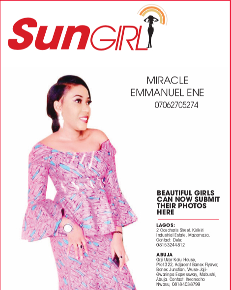 MIRACLE EMMANUEL ENE 07062705274 – The Sun Nigeria