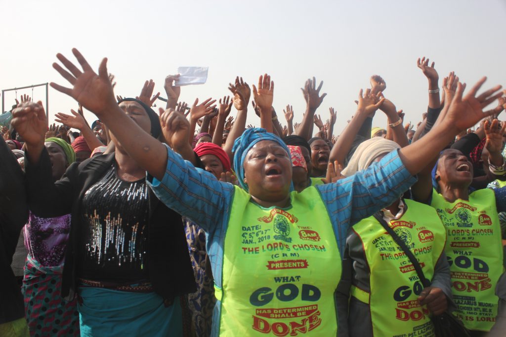 Joy as woman delivers baby at Chosen crusade ground in Imo – The Sun ...