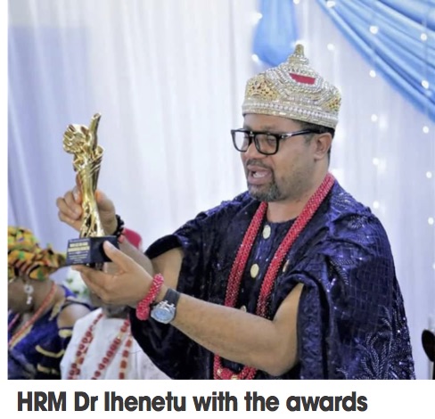 Mega Sisters honours Eze Ndigbo Ghana, HRM Dr Ihenetu with