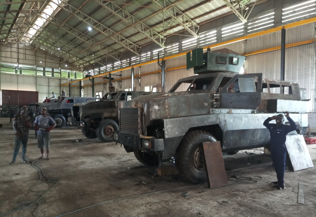 Military hardware: Command Engineering Depot builds eight additional MRAPS – The Sun Nigeria
