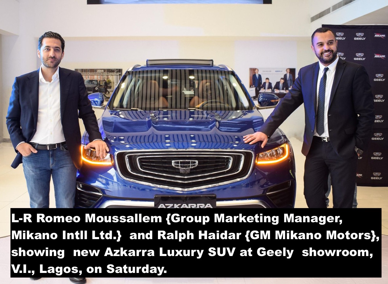 Excitement as Mikano Motors presents game-changing Geely Azkarra