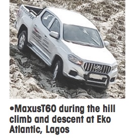 Excitement as new Maxus T60 pick-up flaunts off-road capabilities