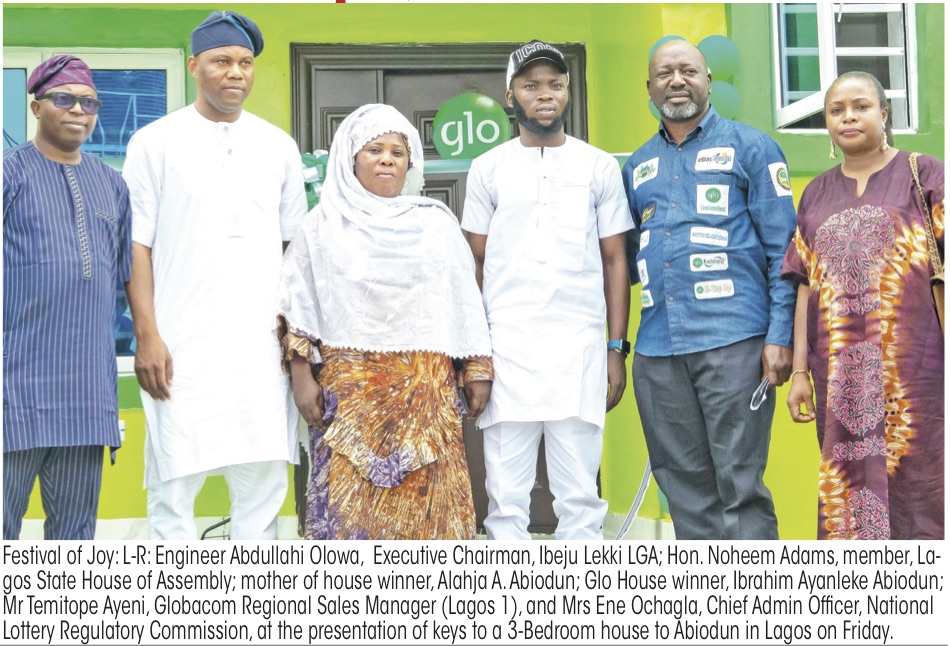 20-year-old student is latest house winner in Glo Festival of Joy