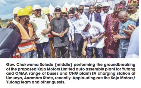 Soludo lauds Kojo Motors’ Yutong, OMAA, CNG plant project at ...