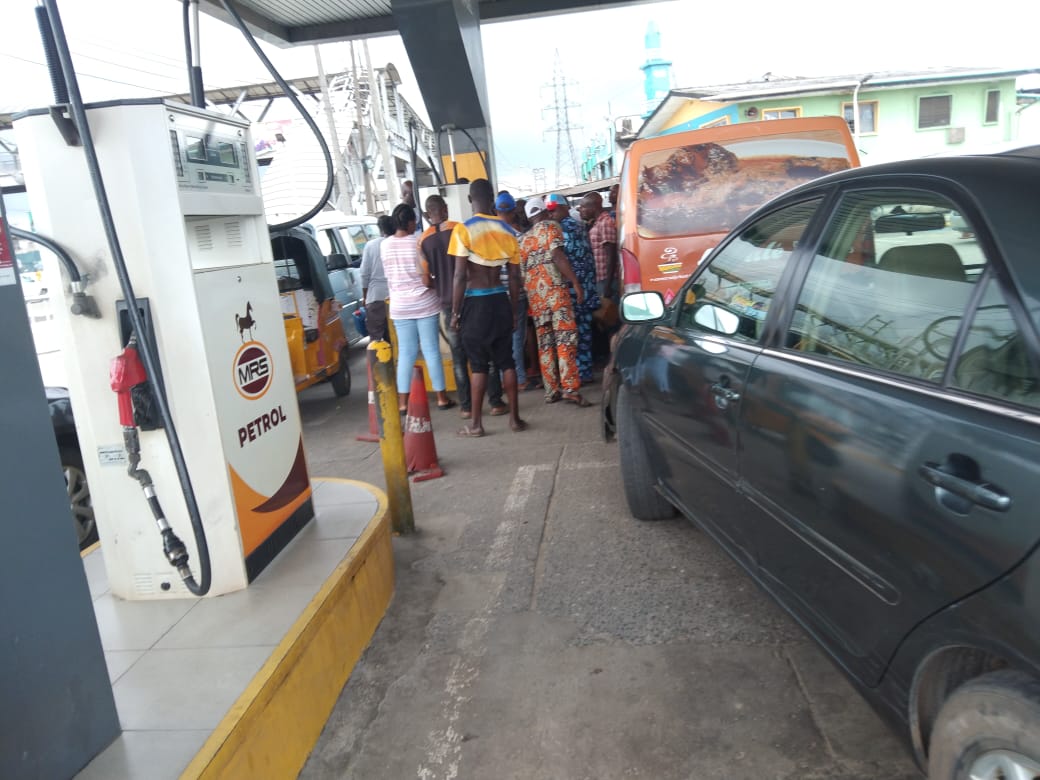 Motorists sleep at filling stations as petrol scarcity bites harder ...