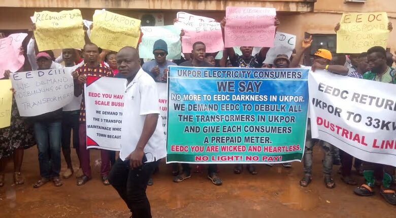 Tension as Anambra community disrupts EEDC operation