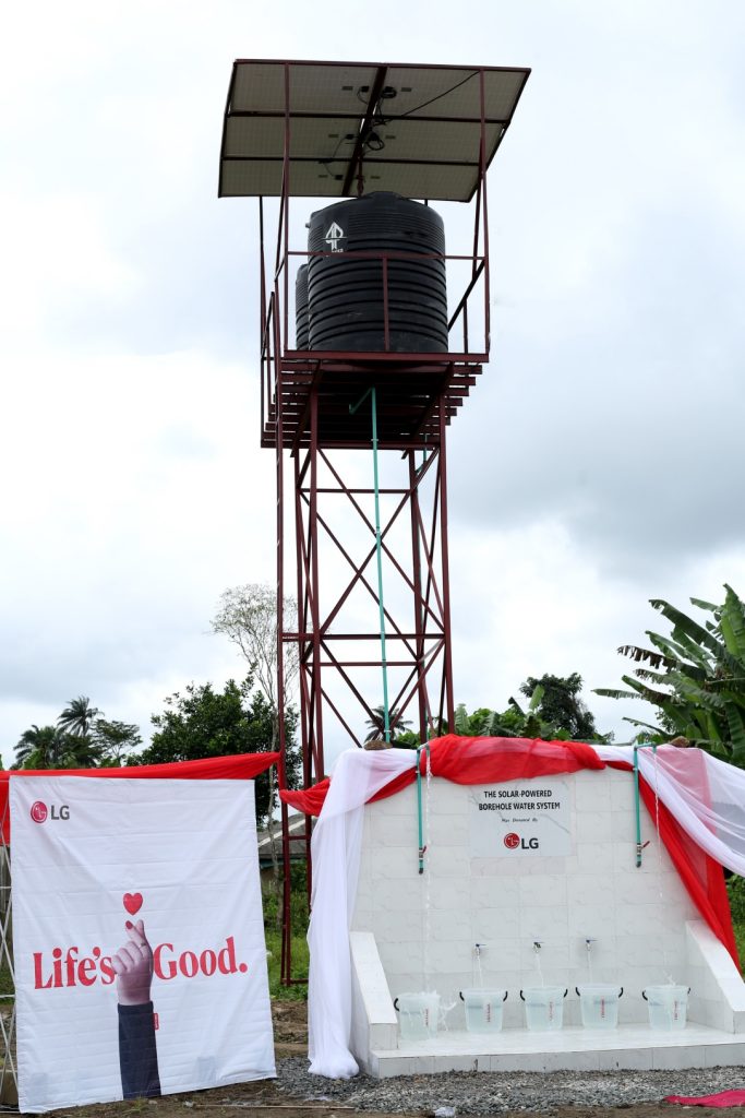 LG illuminates Epe community with solar power