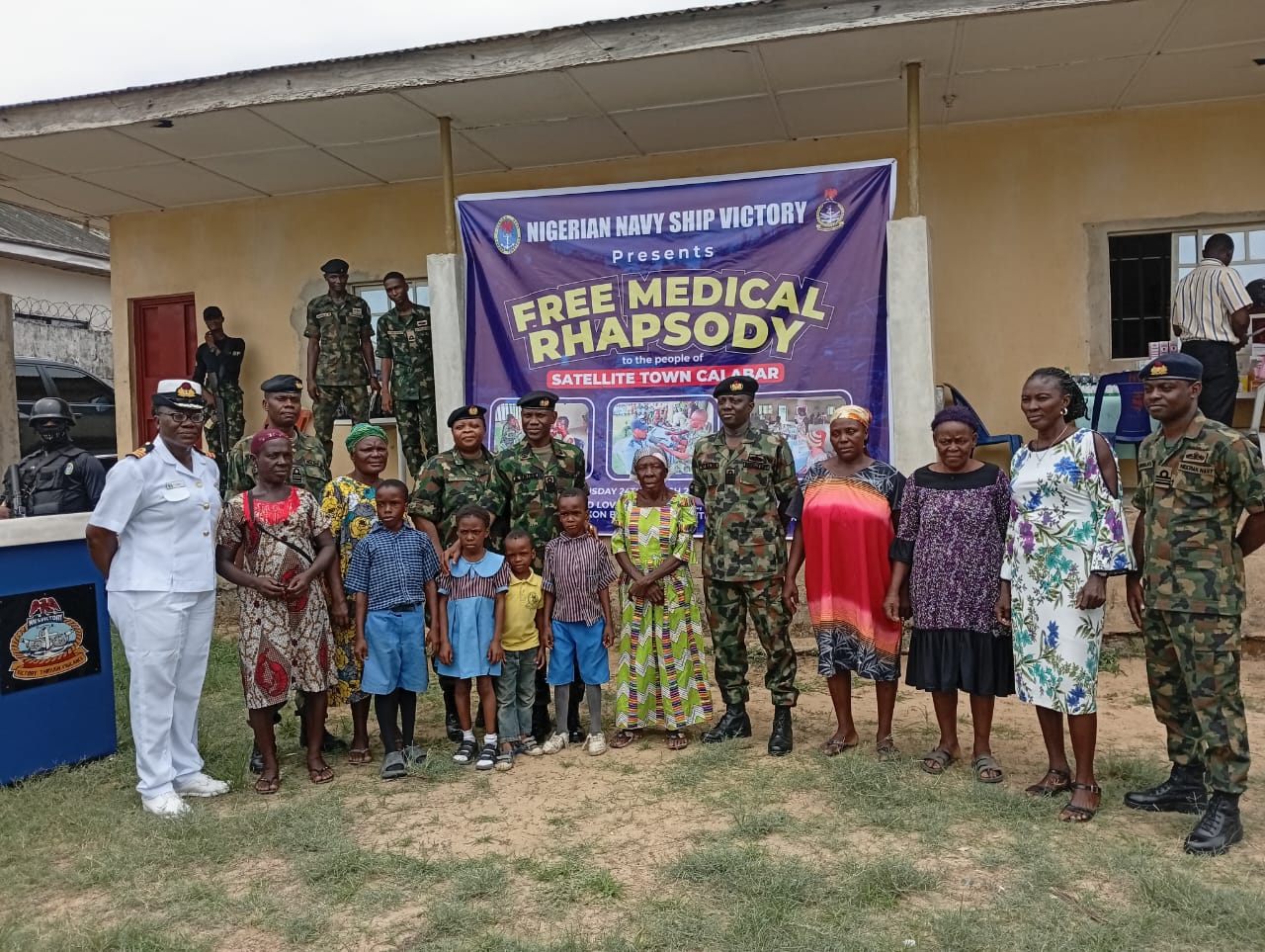 Nigerian Navy brings medical outreach to Boro Pit community