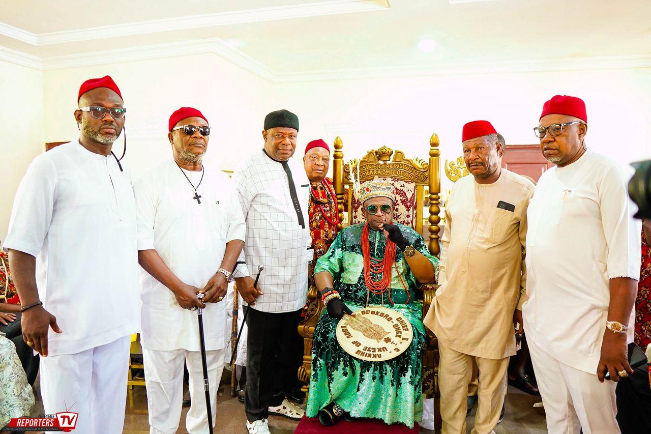 Jubilation erupts in Ogwuaga Abba as a new traditional