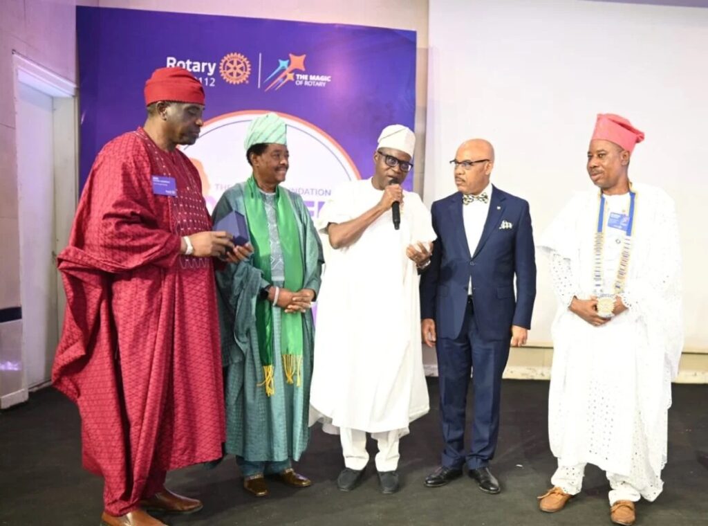 Rotary erects giant statue in Lagos to celebrate 120th anniversary