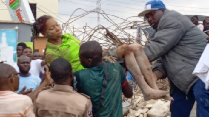 Lagos: Ojodu building collapse traps victims, rescue ongoing