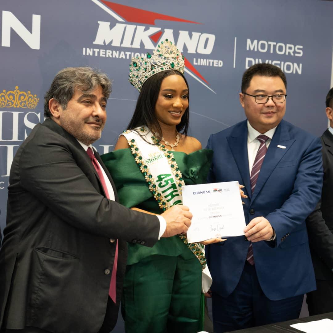 Mikano Motors presents Changan Eado Plus to Miss Nigeria – The Sun Nigeria