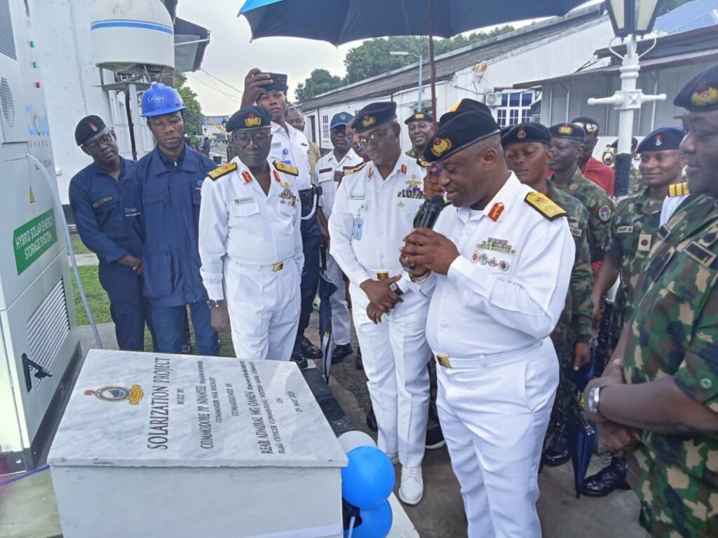 Nigerian navy commissions key infrastructure projects at NNS Beecroft ...