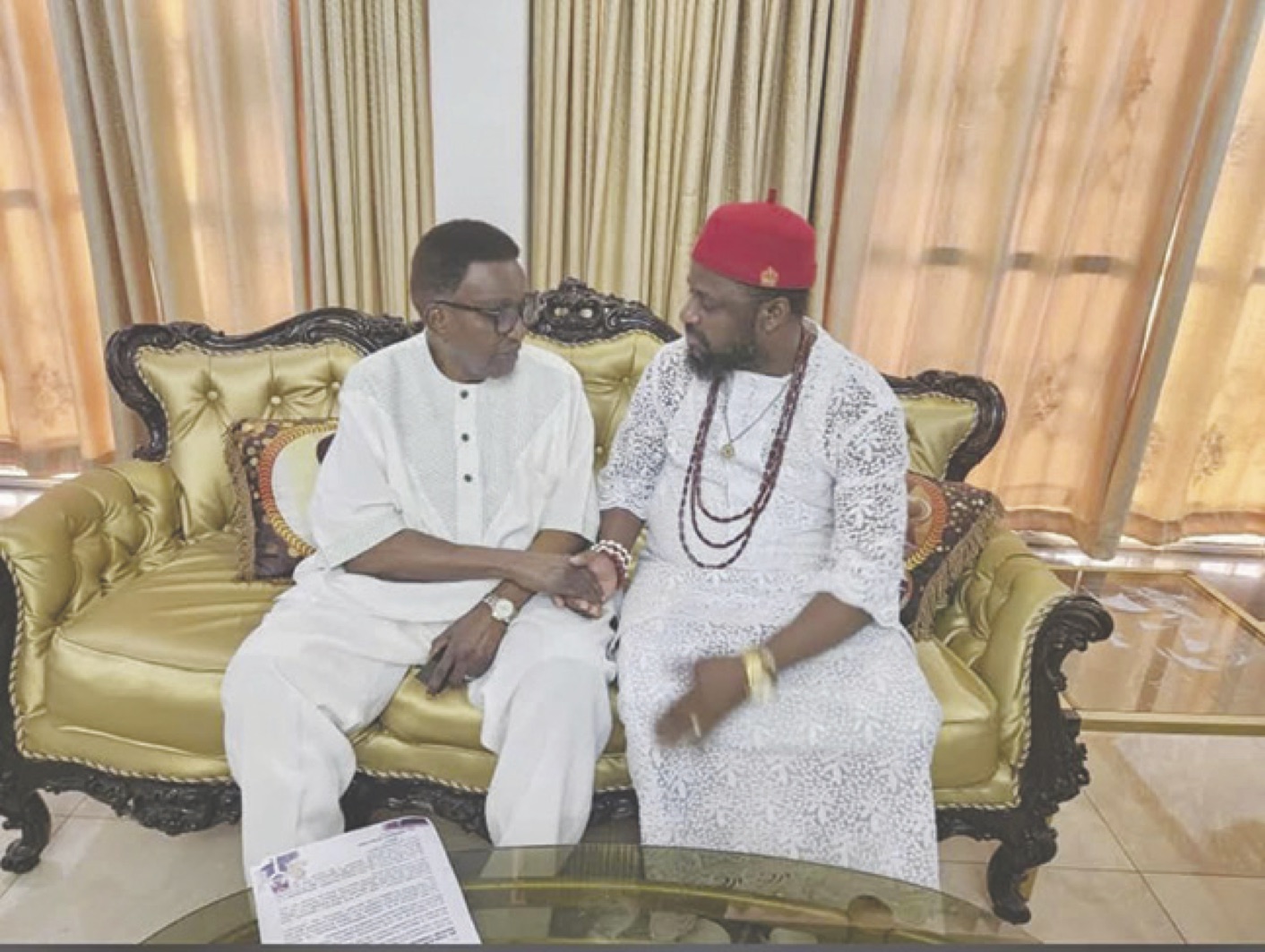 Garlands for Nwobodo at 85