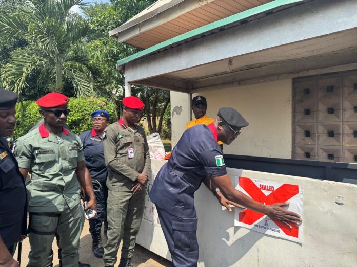 NSCDC seals seven illegal private security guard firms in Abuja