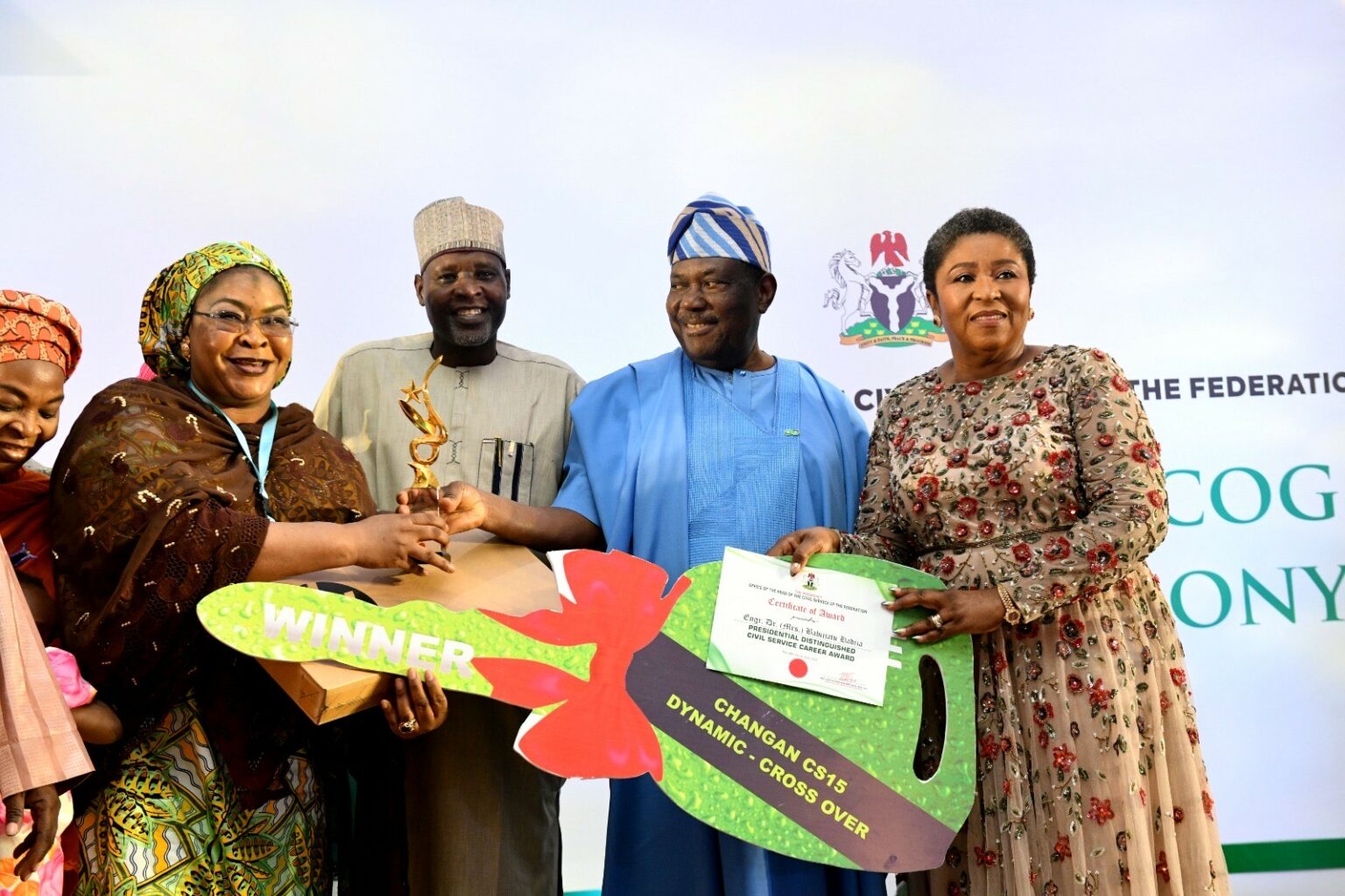 Outstanding civil servants awarded cars, apartments, and training at ...