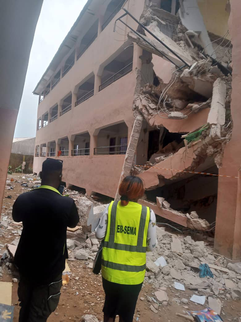 Ebonyi seals students’ hostel after collapse