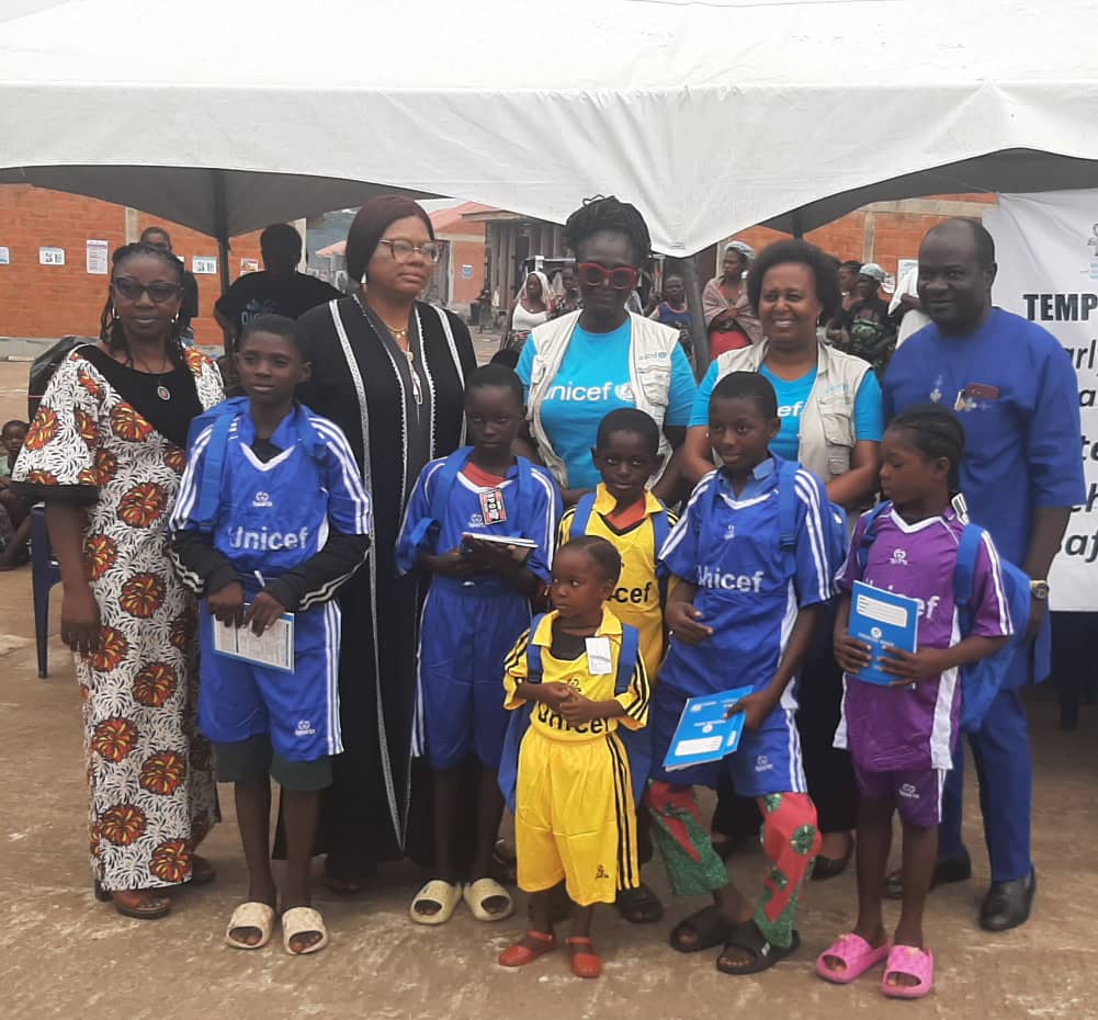 Benue: UNICEF donates learning aids to over 1,500 displaced children