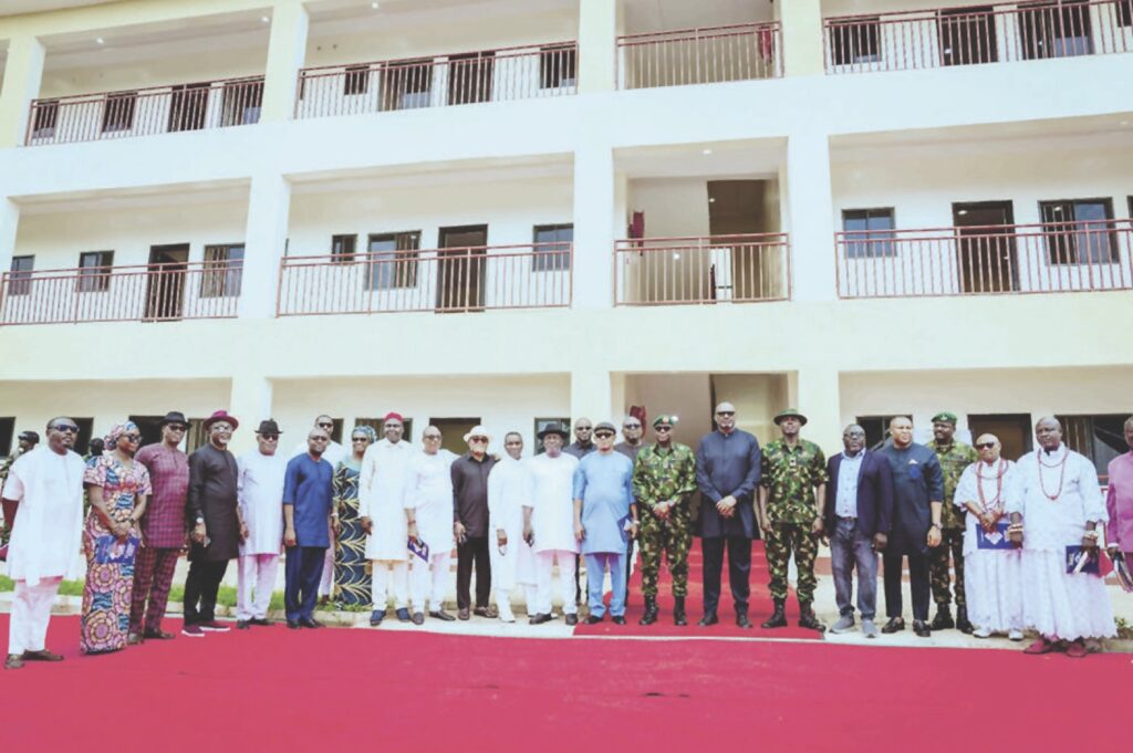Shelter for soldiers: Gov. Oborevwori inaugurates 30 housing