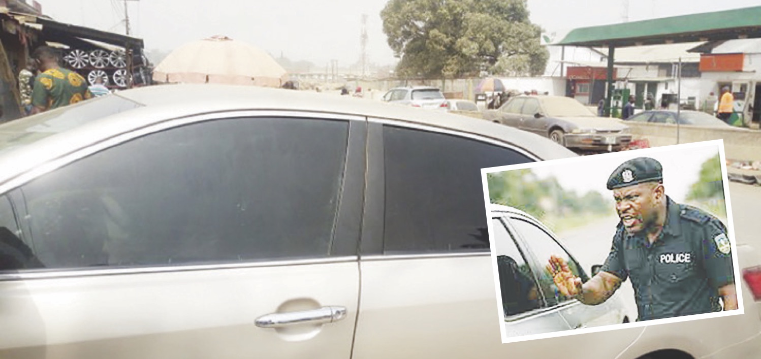 Nigerians tackle police over tinted glass permit