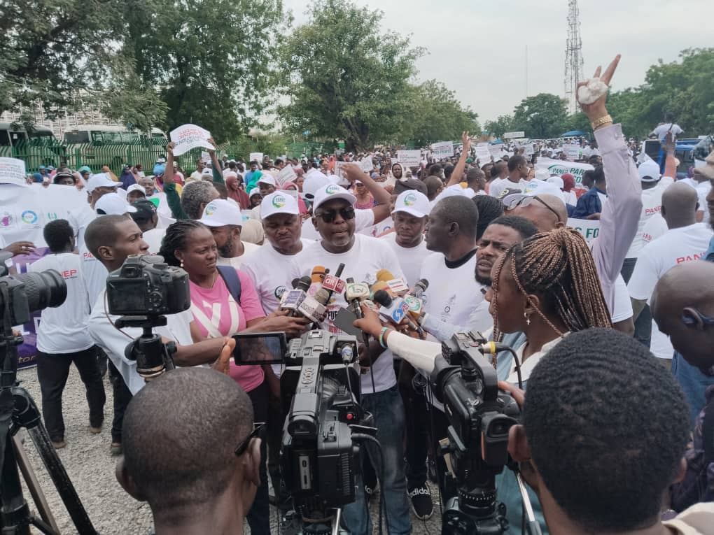 Abuja: Nigerians protest sabotage in petroleum industry