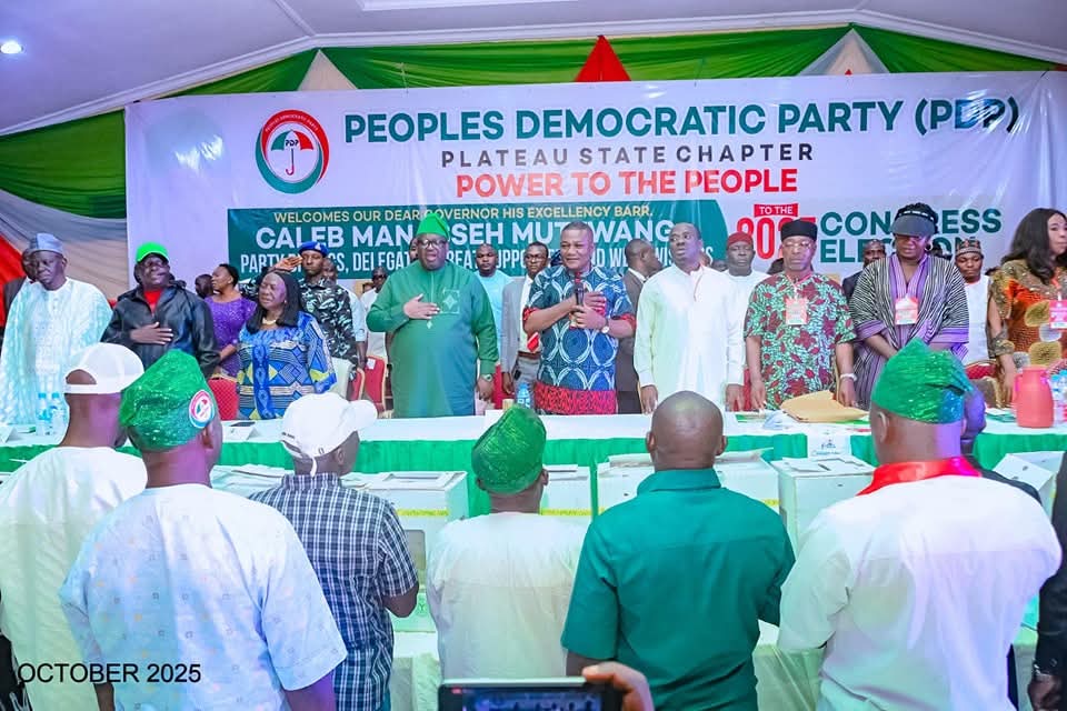 Plateau PDP elects 38-man new exco as governor declares new era in party