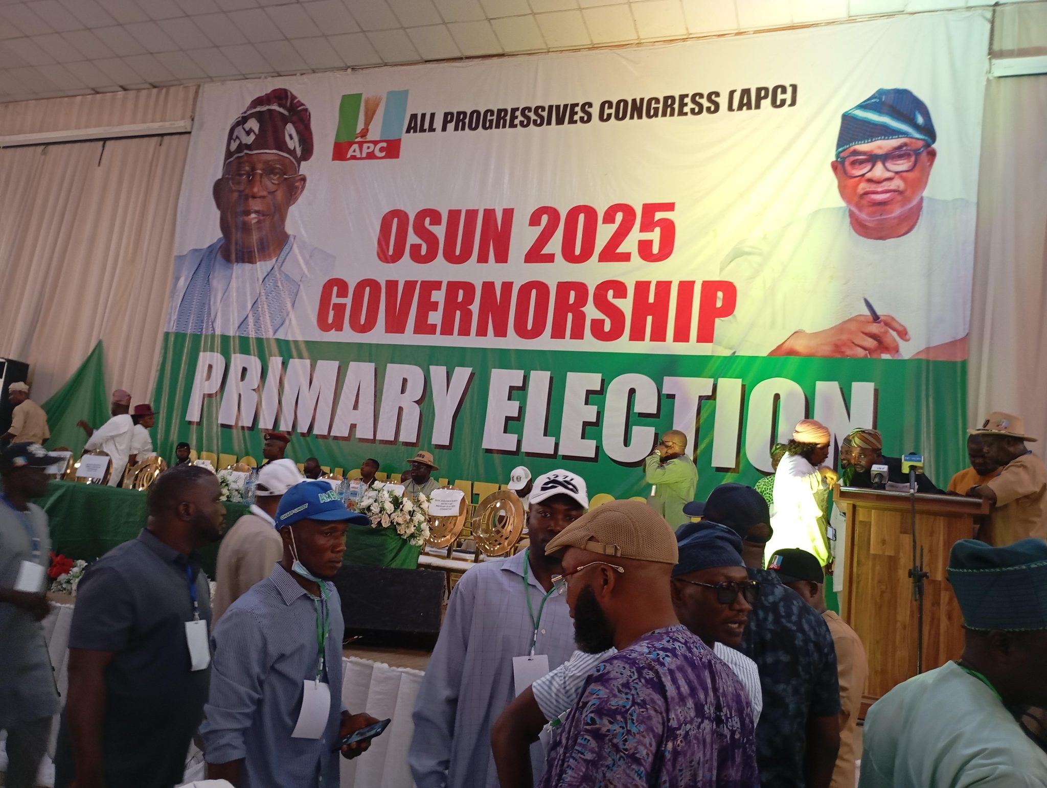1,660 delegates gather to elect APC governorship candidate in Osun