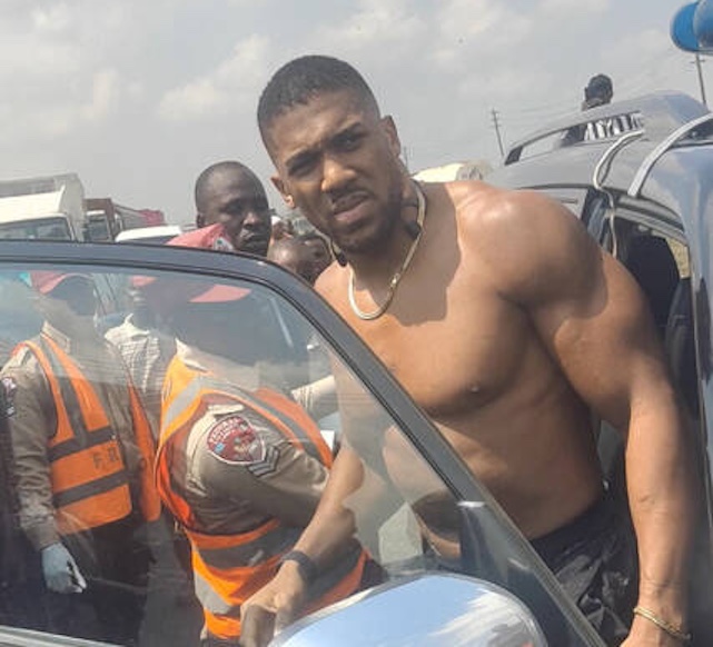 Umahi commiserates with Anthony Joshua, Balogun market fire victims