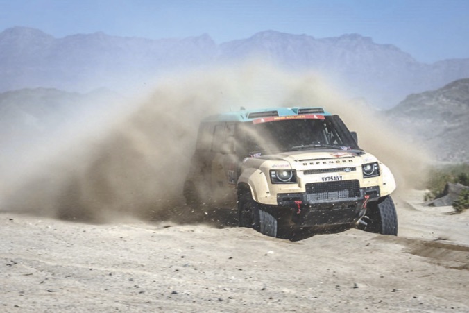 Defender Rally makes history with debut Dakar victory