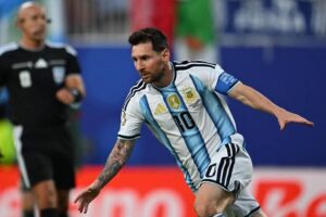World Cup: Messi marks 200th Argentina appearance with stunning goal ...